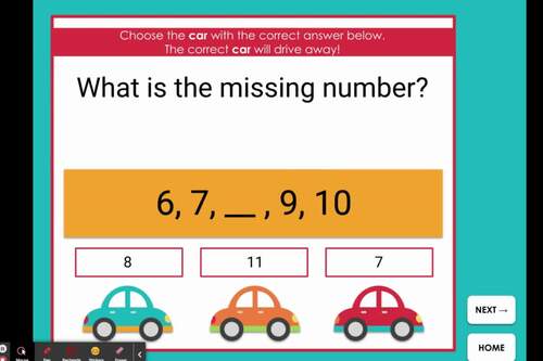 Ordering Numbers to 20 - Digital Math Activity | Google Slides | Powerpoint