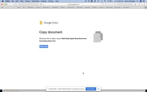 Math Moji Digital PE Body Movement Financial Literacy 2 Games Google Slides
