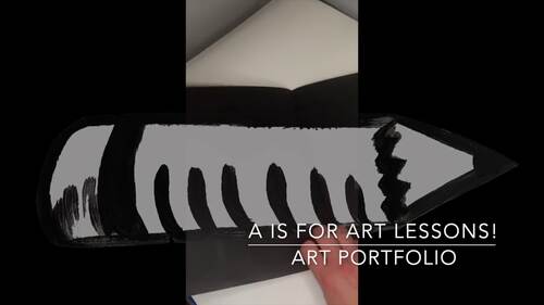 Art Portfolio Elementary Printable by A is for Art Lessons | TPT