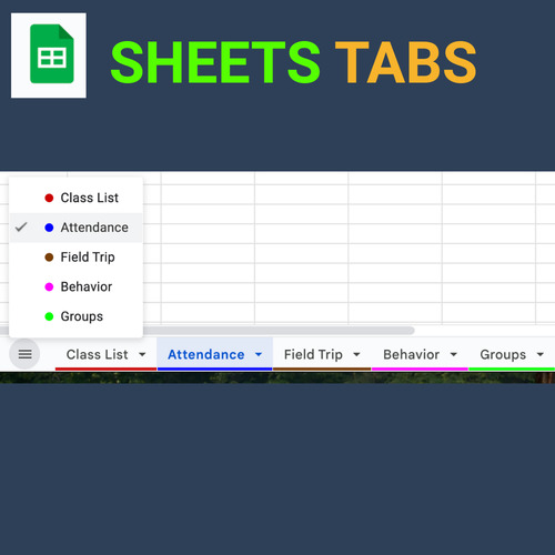 Google Sheets - Organize Your Tabs by Simple Tracker Sheets | TPT