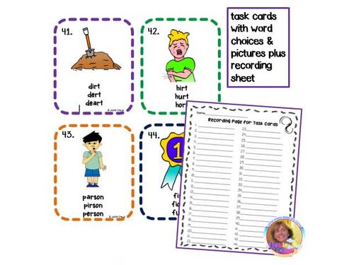 “R” Controlled Vowels: Vowels + R That Sound the Same Plus Easel Pages