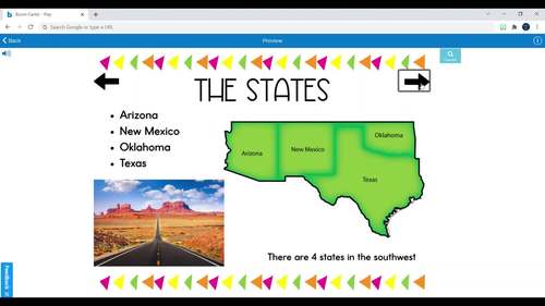 Explore the Southwest Region in the United States Boom Cards | TPT