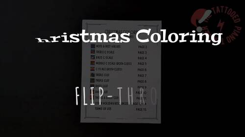 CHRISTMAS MUSIC COLORING PAGES | Color By Code - Notes on the Staff