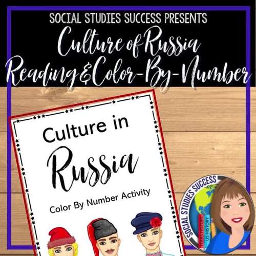 Culture of Russia Color By Number Activity by Social Studies Success