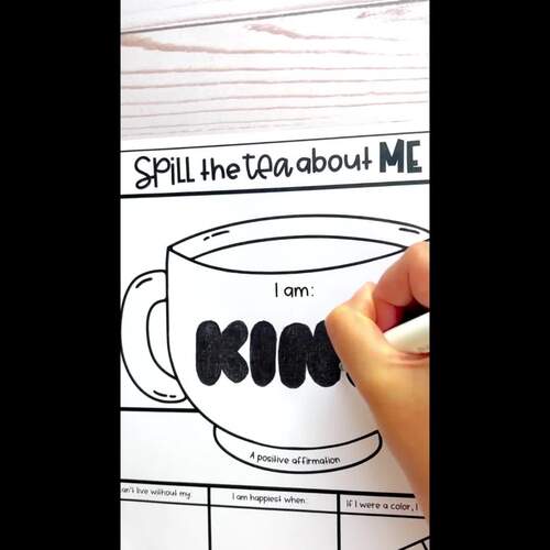 Getting to Know You Activities | Teacup Mug SEL Activity | All About Me ...
