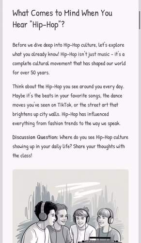 Exploring American Music & Dance: Hip-Hop Culture & Street Dance Lesson ...