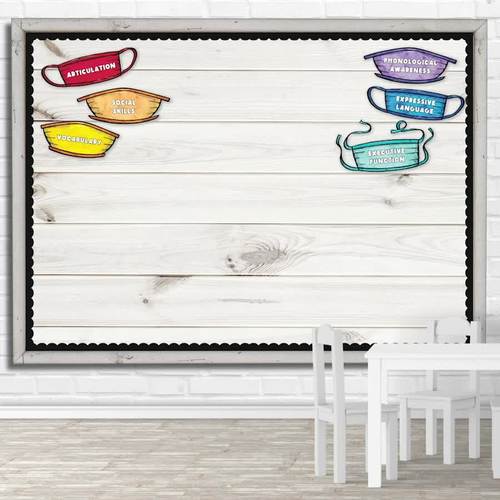 You Can't Mask Our Excitement for Speech! | Speech Bulletin Board Kit