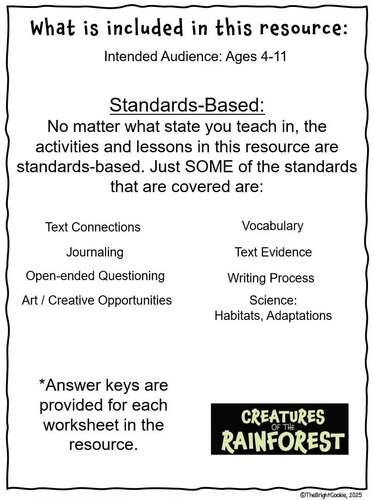 Creatures of the Rainforest | Science Activities, Sloth Craft Animal ...