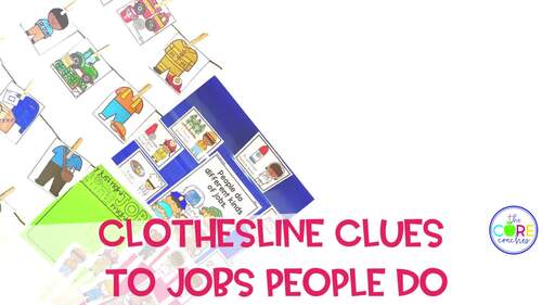 Clothesline Clues to Jobs People Do PreK Read Aloud - Community Book ...