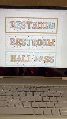 Printable Pastel Athletic Hall Passes by Benu Learning | TPT