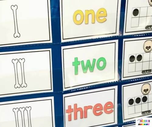 Halloween Counting October Math Centers Kindergarten Preschool Tally Marks