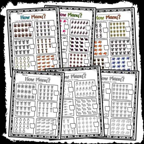 How Many? 11–20 (SET 1) Counting Objects, Ten Frames, Fingers, and ...