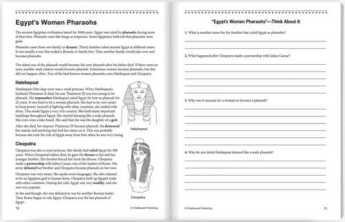 Canadian Daily Reading Comprehension Grade 4 by Chalkboard Publishing