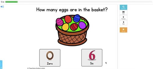 Math Boom Cards | Counting to 10 Easter Eggs in the Basket by Teaching ...