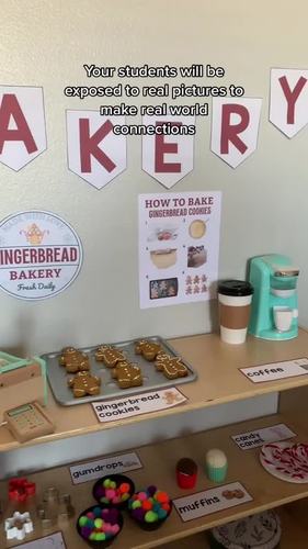 Gingerbread Bakery Dramatic Play | Real Pictures by ThatKinderMama