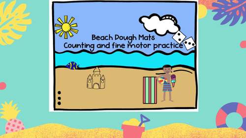 Ocean Theme Numbers and Counting playough Mats for Preschool PreK ...