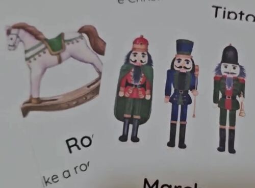 16 Nutcracker Story Movement Cards, Christmas Cards, Circle Time, Calm Down