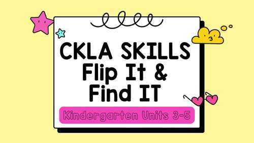 CKLA Skills Kindergarten Units 3–5 | Tricky Word Game | PPT Slides ...