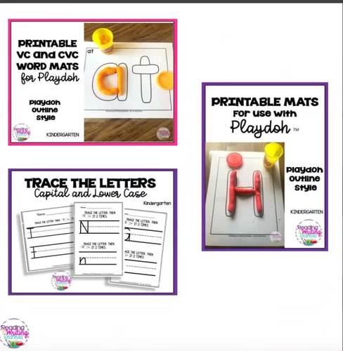 Kindergarten Phonics Task Cards Phonics Centers & Phonemic Awareness {SOR}