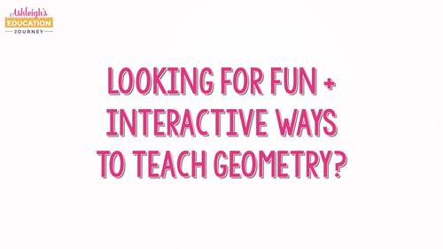 3rd Grade Geometry Unit | Quadrilaterals | Print & Digital by Ashleigh