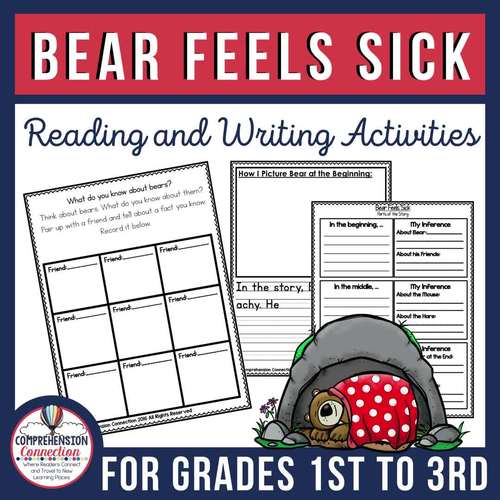 Bear Feels Sick Book Companion by Comprehension Connection with Carla ...