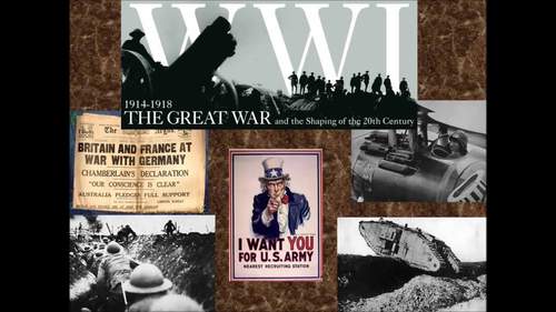World War I PowerPoint and Guided Notes (WWI, World War 1) | TPT
