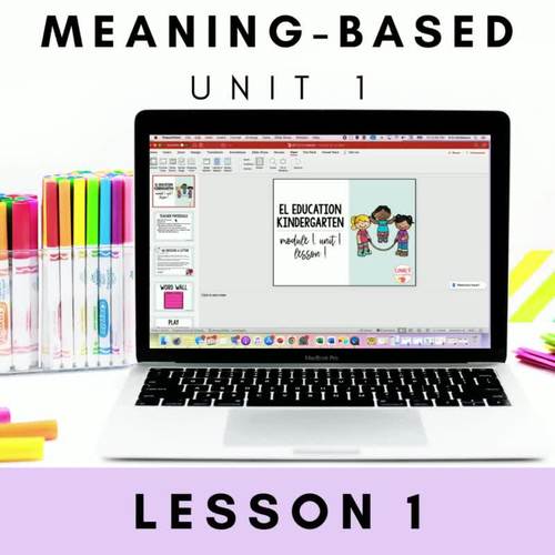EL Education Kindergarten PowerPoint Google Slides | Module 1, Unit 1 ...