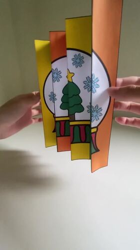 Christmas Agamograph Craft & Coloring Pages Holidays Around the World ...