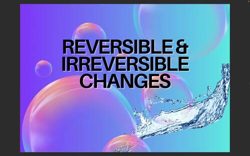 Aus Curriculum V8.4 Aligned Reversible & Irreversible Changes Unit Plan ...