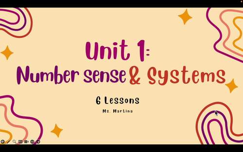 Math 6 Unit 1: Number Sense Lessons by Mme Martina's classroom | TPT