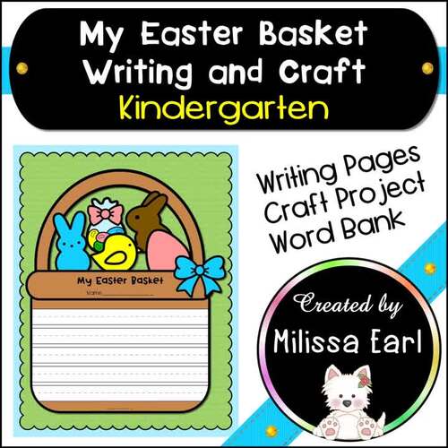 Kindergarten My Easter Basket Creative Writing & Craft Bulletin Board