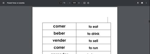 Spanish ER Present Tense Verb Game: Caramba by Real Life Language