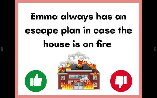 Fire Safety scenarios. Printable & Digital task cards situations ...