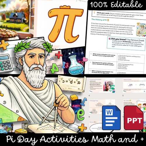 Pi Day Activities | Pi Day Worksheets | Pi Day Math Activities ...