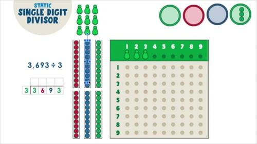 Montessori Racks and Tubes Single-Digit Divisor Lesson | Long Division ...