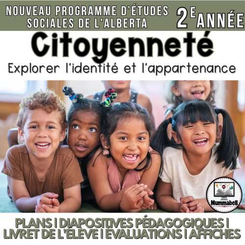 French Alberta Social Studies Curriculum on Citizenship for Grade 2 ...