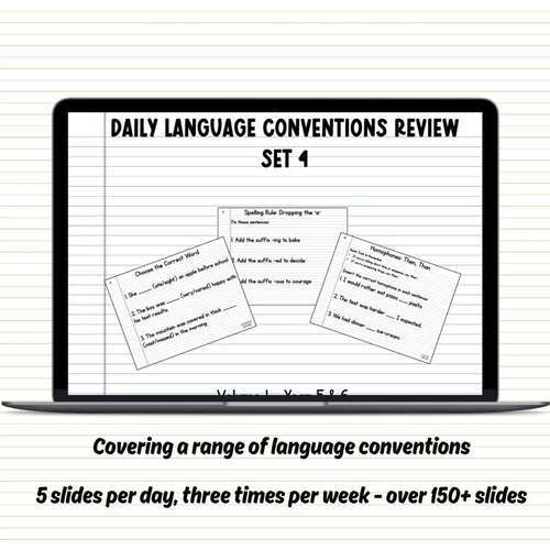Daily Review Slides - Language Conventions Year 5 & 6 by Captivated ...