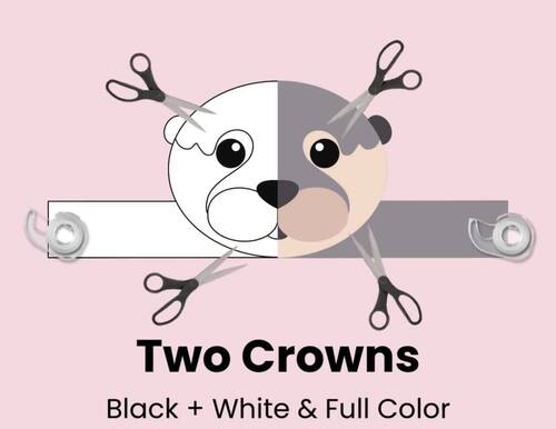 Otter Crown / Party Hat / Mask / Costume / Animal / Headband ** Two ...