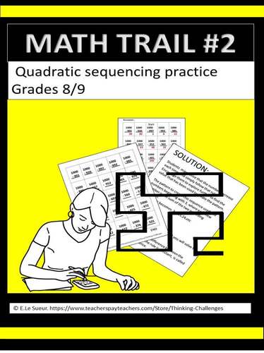 Math Trail #2 by Thinking Challenges | Teachers Pay Teachers