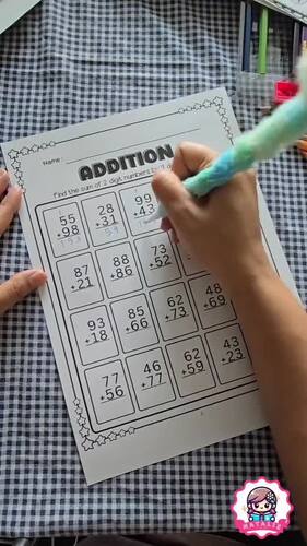 Engaging 3rd Grade Two Digit Addition With Regrouping Worksheets ...