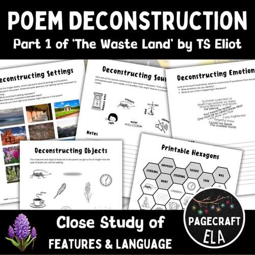 Poem Deconstruction of The Waste Land (Part 1) by TS Eliot by Pagecraft ELA