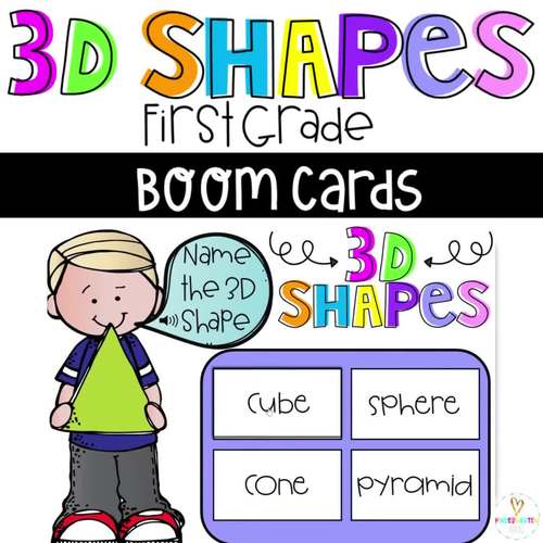 3D Shapes Digital and Printable Activities for First Grade | TpT