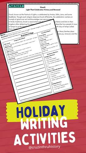 Winter Holidays Around the World: Culturally Rich ELA Writing & SEL ...