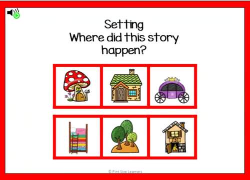 Boom Cards for Distance Learning | Red Riding Hood Literacy | PK K