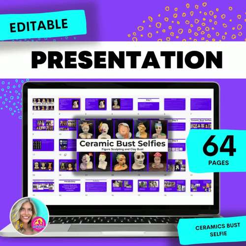 Clay Ceramic Bust "Selfie" (middle and high school) 1 marking period 8 ...