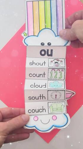 OU and OW sounds phonics crafts & activities double vowels dipthongs ...