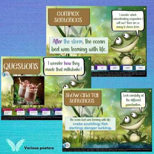 Sentence Writing Composite Grades 2 & 3 Weeks 11 to 20 by On Butterfly ...