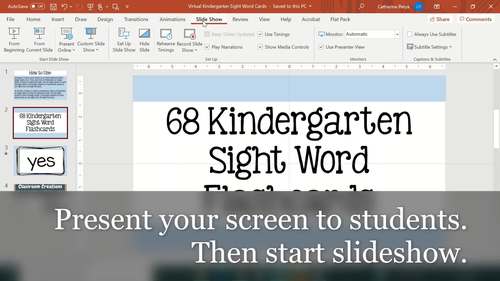 Distance Learning Sight Words by Classroom Creations by Catherine Coyle