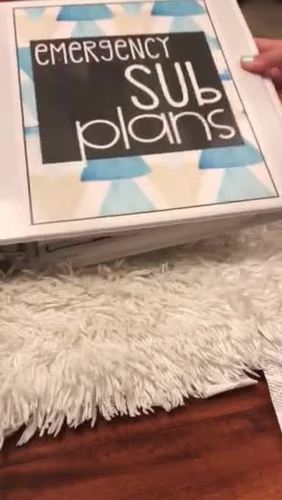 Editable Sub Binder Calming Watercolor by impact in intermediate