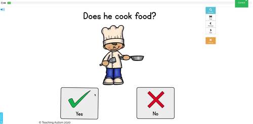 Community Helpers Boom Cards | Yes or No Questions by Teaching Autism